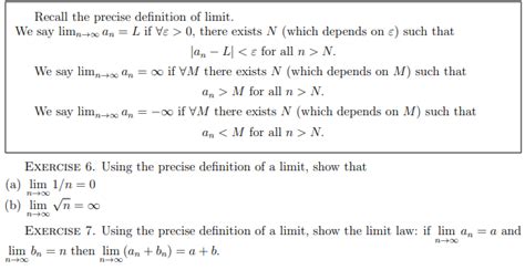 Solved EXERCISE Show That The Following Sequence Is Chegg