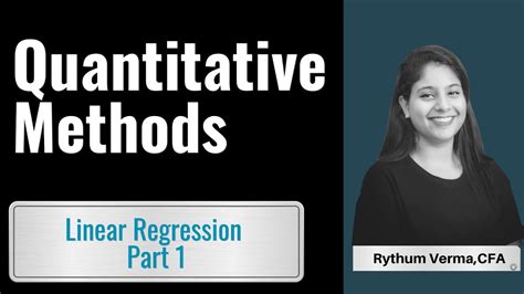 CFA Level Linear Regression Part YouTube