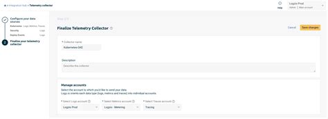 Send Kubernetes Data With Telemetry Collector Docs