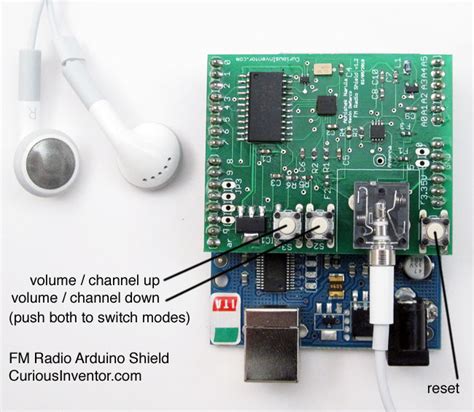 Fm Radio Arduino Shield Curious Inventor