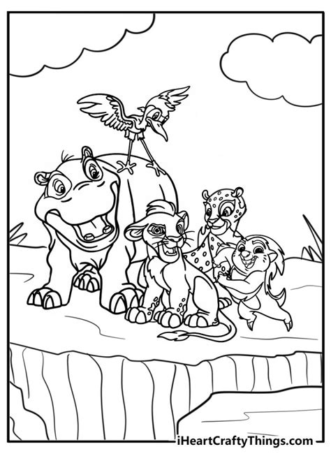 30 New Lion Guard Coloring Pages 100 Free To Print
