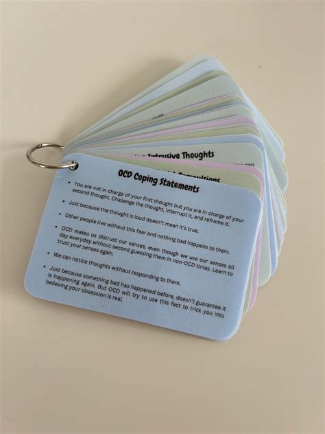 Ocd Strategy Cards Reminders By Amber