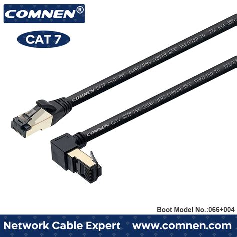 Up Angled Cat7 Patch Cable Shielded SFTP RJ45 10m 20m 30m