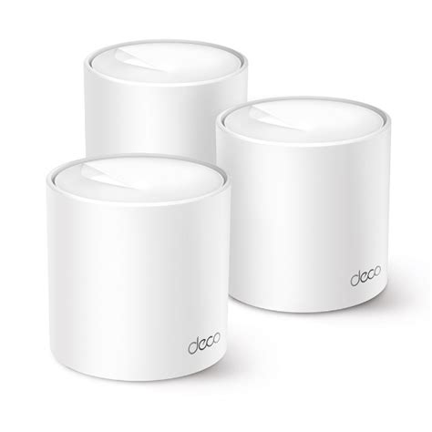 TP Link Deco X10 3 Pack AX1500 Whole Home Mesh Wi Fi 6 System Orbiter G