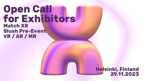 Join Match Xr 2023 As An Exhibitor Apply Before 6 October