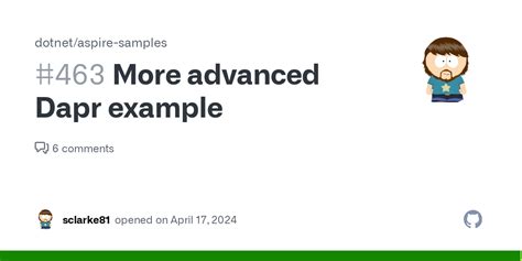 more advanced dapr example · issue 463 · dotnet aspire samples · github