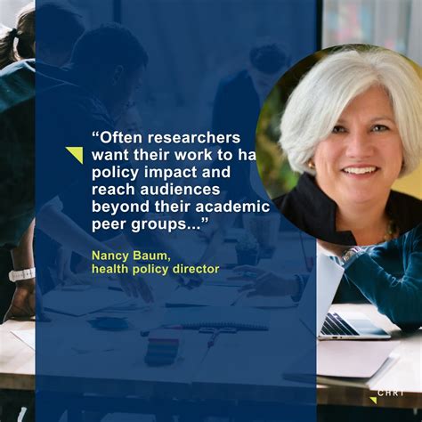 Nancy Baum On Communicating Research Effectively Center For Health And Research Transformation
