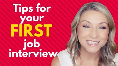 6 Awesome Tips For Your Very First Job Interview Youtube