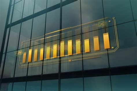 Business Data Analysis Charts In Gold Bitmap Elements Charts Stock