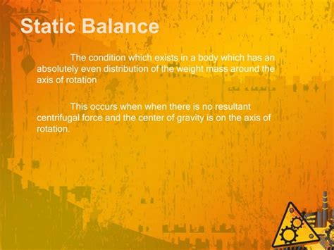 Static And Dynamic Balance PPTX