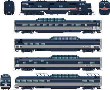 Rapido ~ Ho Scale ~ Emd E7 ~ Train Of Tomorrow Set ~ Dcc Sound ~ 210013