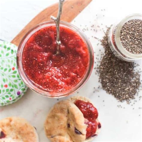 3 Ingredient Strawberry Chia Jam