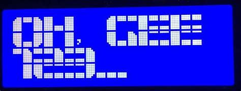 20x4 16x2 LCD Modified Large Font Engine Showcase Arduino Forum