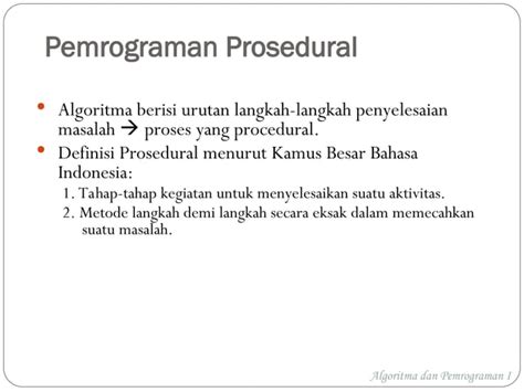 I Pengantar Algoritma Lanjutan Untuk Sma Ppt