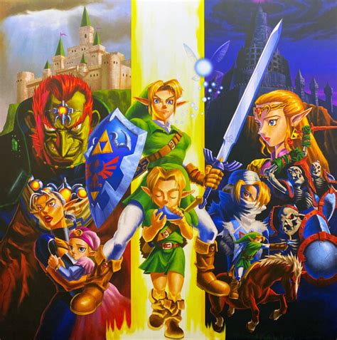 Arte De Portada De Ocarina Of Time