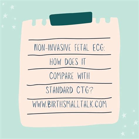Noninvasive Fetal Ecg How Does It Compare With Standard Ctg Birth Small Talk