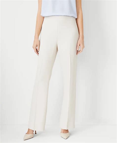 The Side Zip Trouser Pant In Fluid Crepe