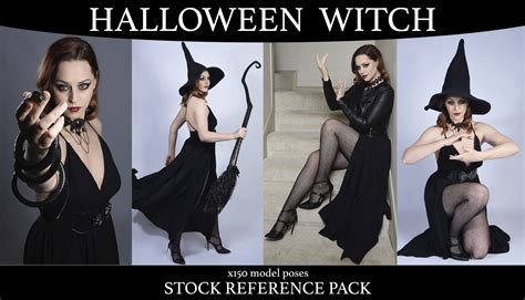 Artstation X150 Halloween Witch Stock Model Reference Pack Resources