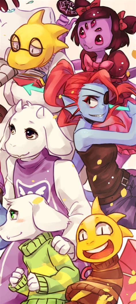 Fondo De Pantalla Para Celular De Videojuego Undertale Alphys