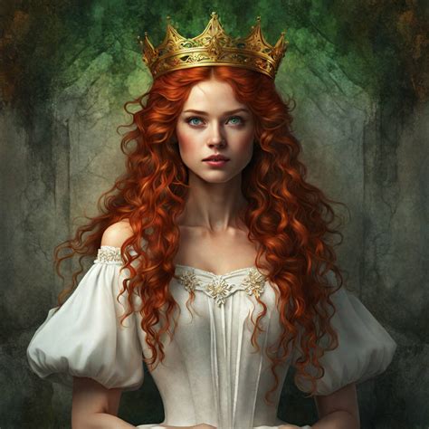 Redhead Princess By Ai Art Phoenix On Deviantart