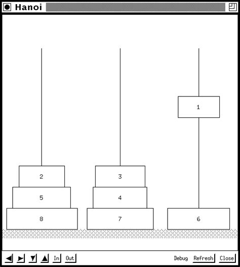 The Visualisation Of The Tower Of Hanoi By Polka Download Scientific