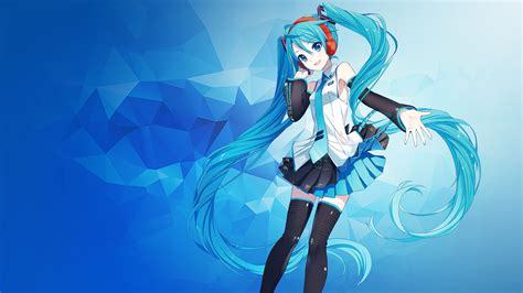 Hatsune Miku Chibi Wallpapers Wallpaper Cave