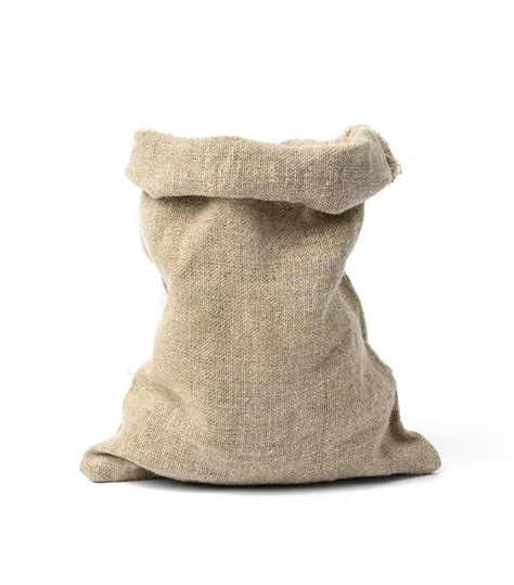 Saco De Tela Aberta Isolado Em Fundo Branco Modelo Para Produtos E