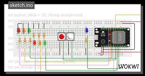 Verkeerslichtenevaluatieoef Fase2 Wokwi Esp32 Stm32 Arduino Simulator