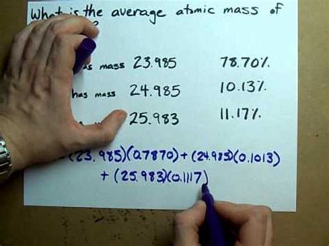 Calculate Amu Of Isotope