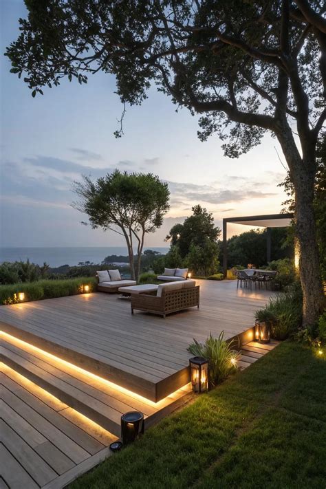 Inspiring Rectangle Deck Design Ideas To Transform Your Backyard Light And Layer