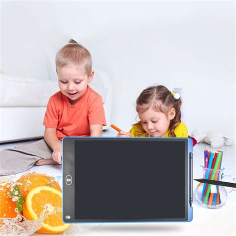 Bluelans 12 Polegadas Infantil Lcd Para Escrever Tablet Bloco De Graffiti Prancheta Bloco De