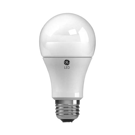 Ge 3 Pack 60w Equivalent Daylight A19 Led Light Fixture Light Bulbs At