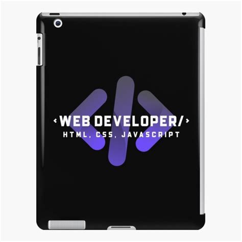 Web Developer Typography Html Css Javascript Very Light Blue Ipad Case And Skin For Sale By
