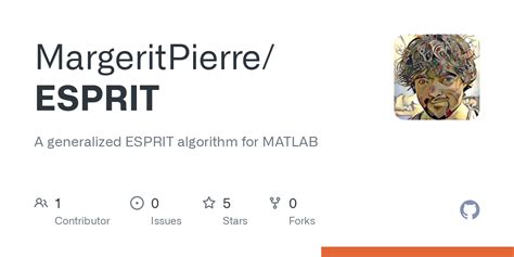 Github Margeritpierreesprit A Generalized Esprit Algorithm For Matlab