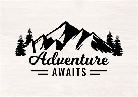 Adventure Awaits Svg Png File For Cutting Machines Digital Clipart