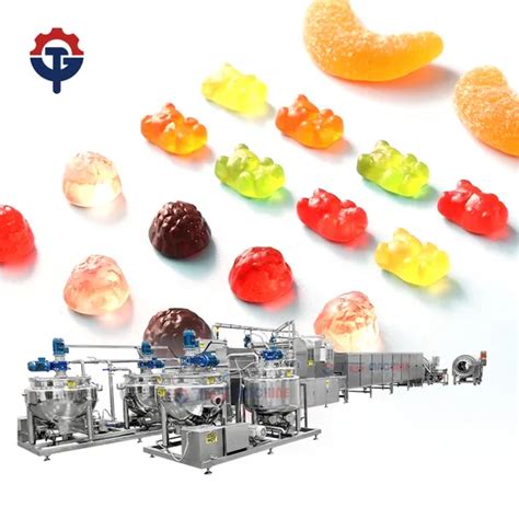 High Efficiency Gummy Candy Machines Small Jelly Candy Making Machine