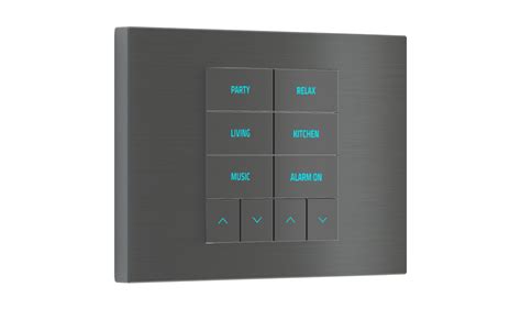 10 Fold Pushbutton For Rectangular Wall Box 20venti Series Ekinex