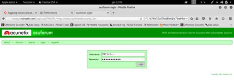 Ispezione Manuale Con Owasp Zap Hacker Web Security