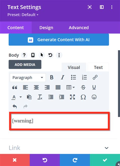 how to display warning for outdated articles in divi wppagebuilders