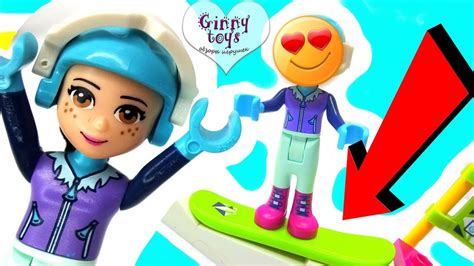💜 Лего Френдс ГОРНОЛЫЖНЫЙ КУРОРТ! Распаковка, СБОРКА Lego Friends 41321 ...