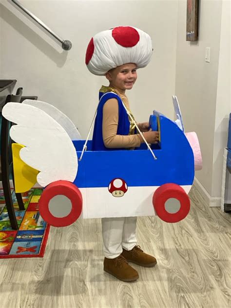 Toad Mario Kart Costume Toad Mario Kart Car