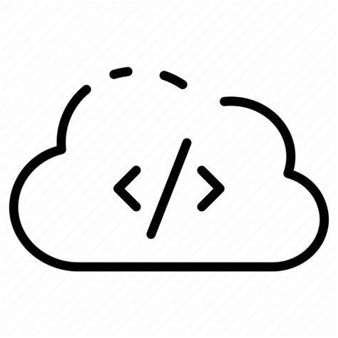 Cloud Storage Computing Coding Programming Icon Download On Iconfinder