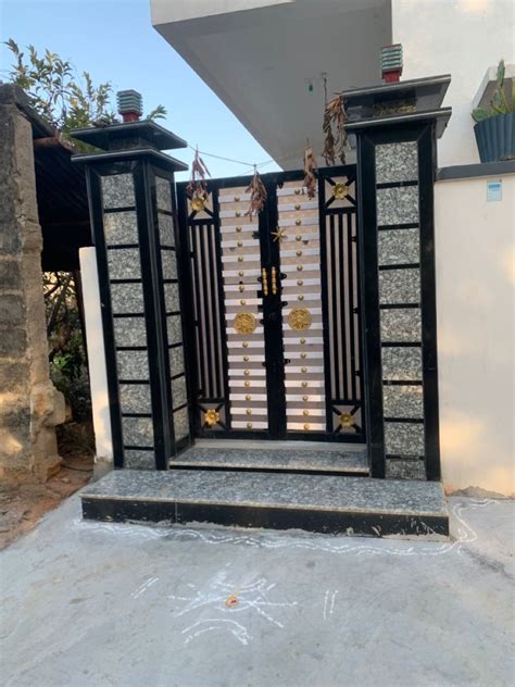 Gate Pillar Design And Construction At Alma Jones Blog