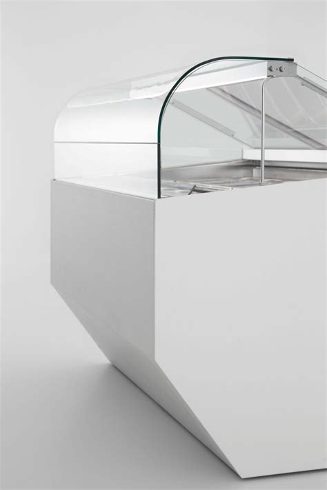 Ciam Ciao Curve Glass Show Case 12 Pan Ice Cream Equipment Specialists