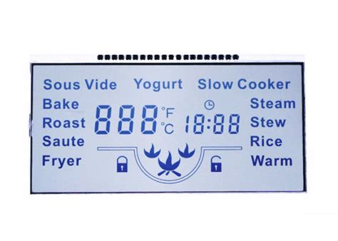36v Numeric Lcd Display Tn Segment Lcd Screen For Energy Meter