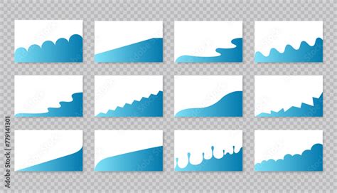 Set Of Angular Abstract Design Separator Header And Border For Website And App Divider Shapes
