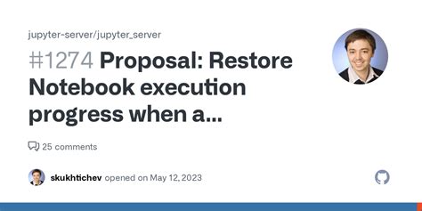 Proposal Restore Notebook Execution Progress When A Browser Page Is