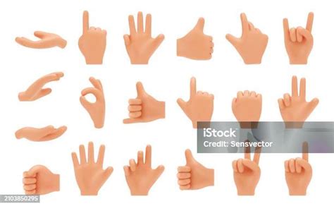 승인과 인사를 나타내는 손짓 검지 손가락을 위로 가리킴 벡터는 엄지 손가락을 위로 고립시키고 좋아 승리 평화 V 기호 기브 앤