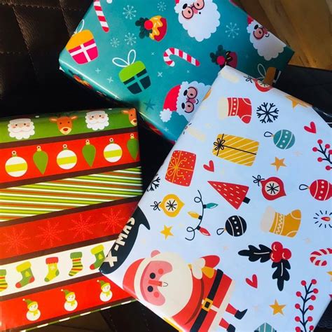 საახალწლო სასაჩუქრე შესაფუთი მასალები