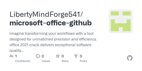 Github Libertymindforge541microsoft Office Github Imagine Transforming Your Workflows With A